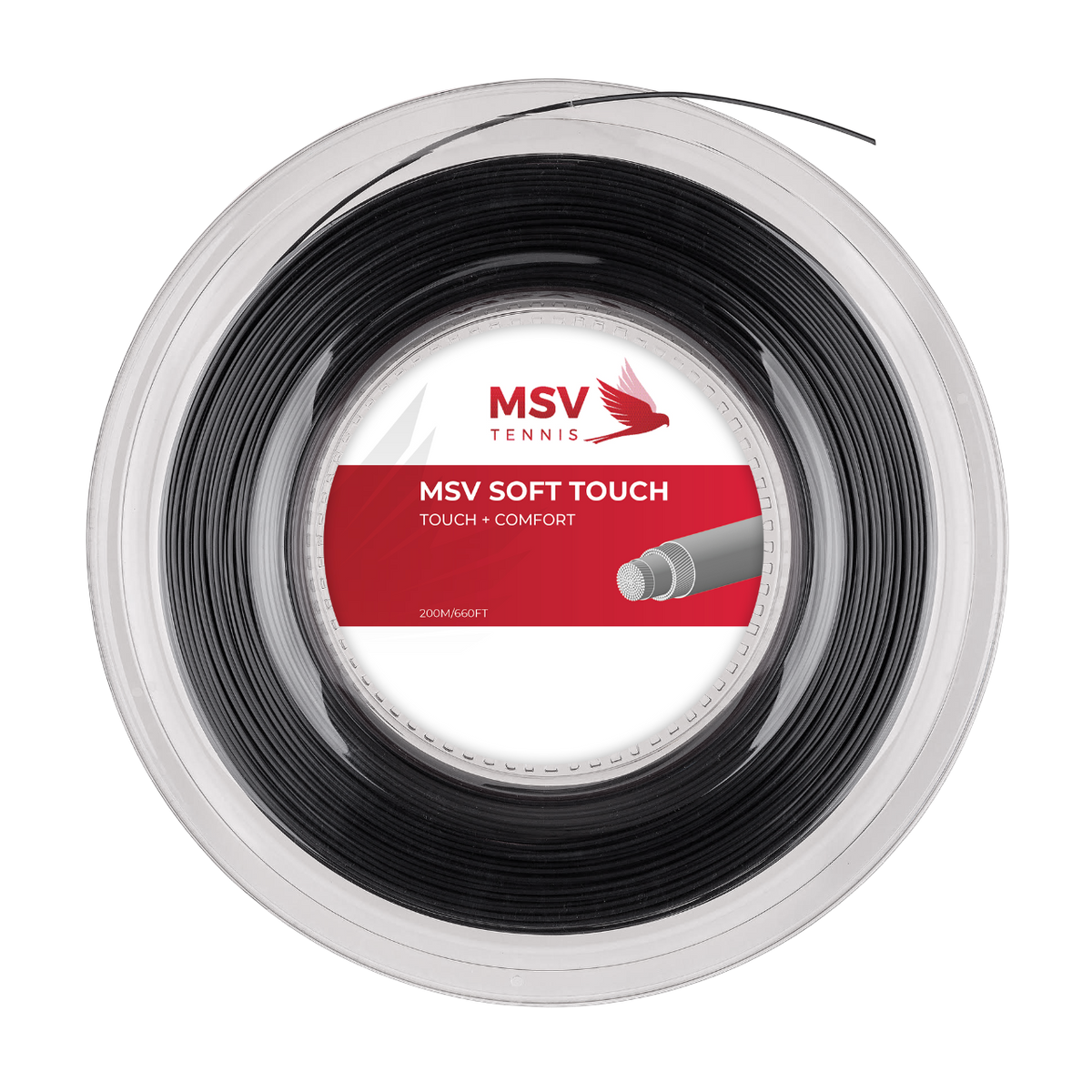 MSV Soft Touch tennis string – comfort & arm protection – MSV Tennis